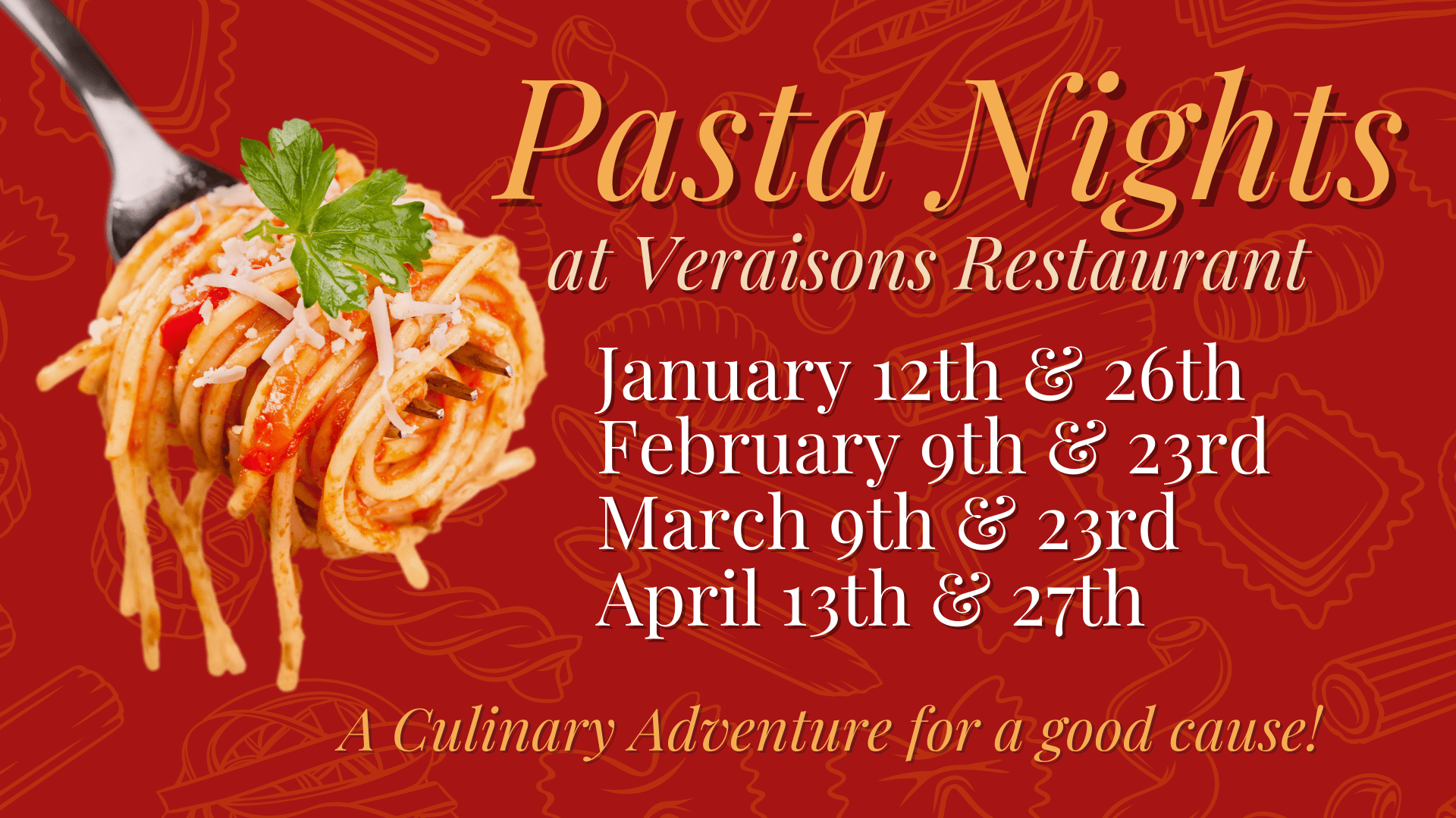 Pasta Night at Veraisons Restaurant - Seneca Lake Wine Trail